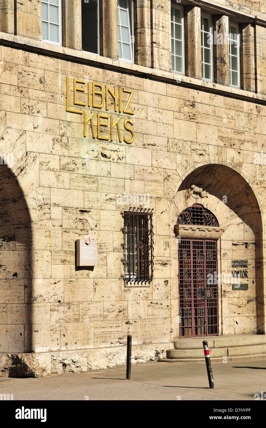 Companies, company signs, names, logo, Leibniz, Leibniz-Keks, Hannover ...