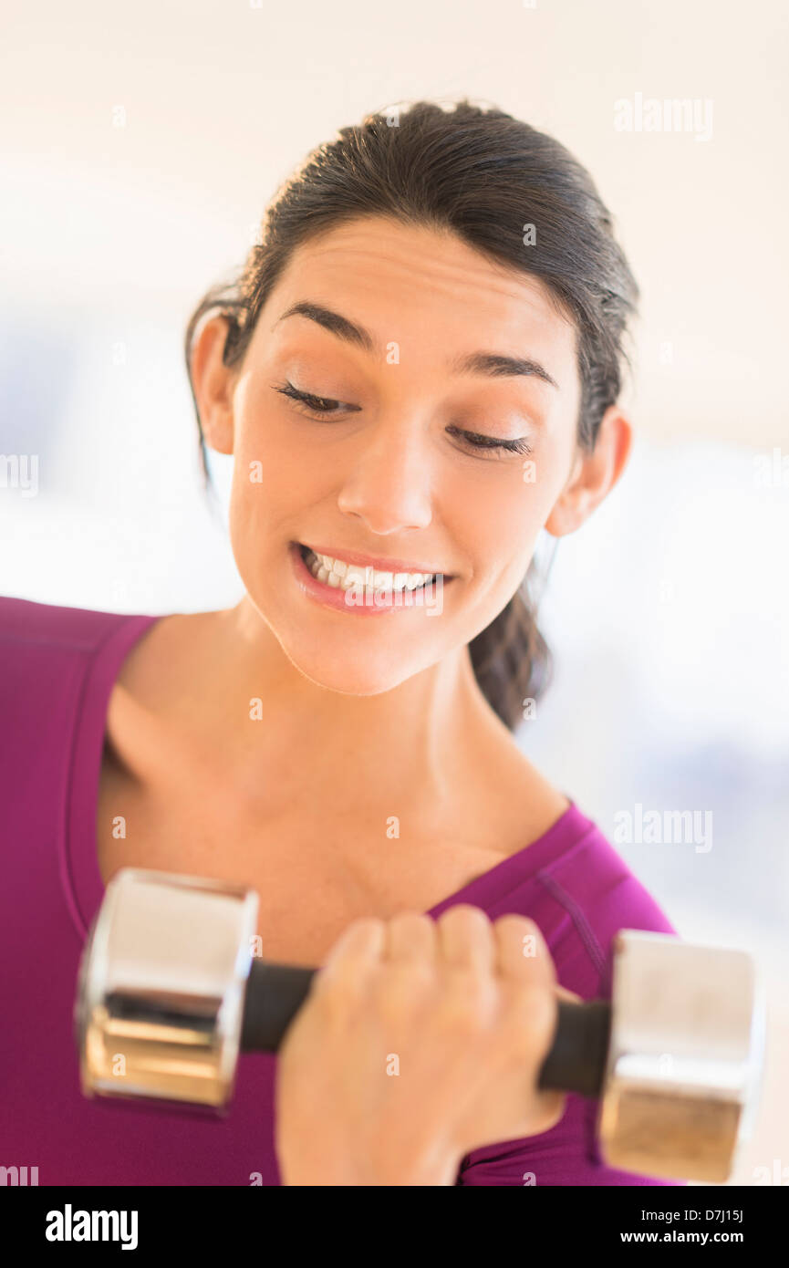 Dumbbell effort hi-res stock photography and images - Alamy