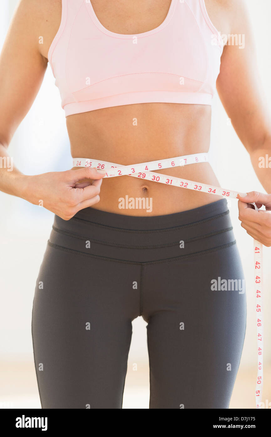 Tape measure waist hi-res stock photography and images - Alamy