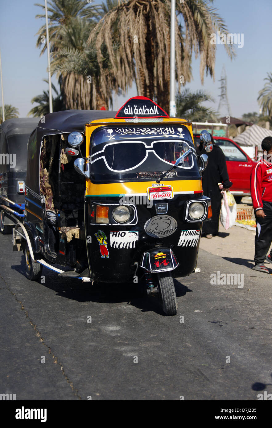 Yellow tuc tuc hi-res stock photography and images - Alamy
