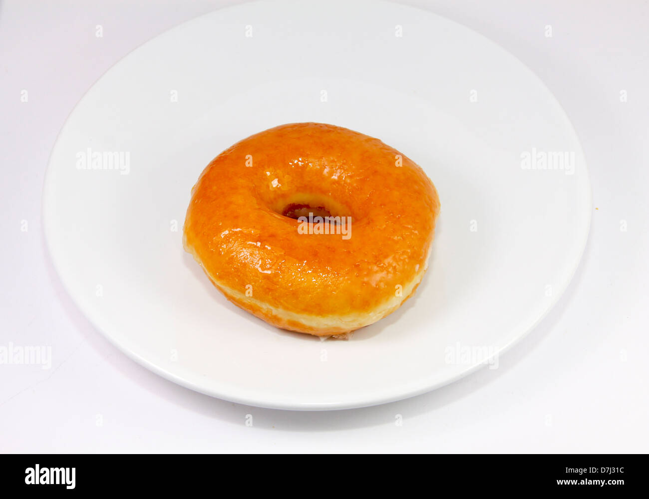 Iced ring doughnut Stock Photo - Alamy