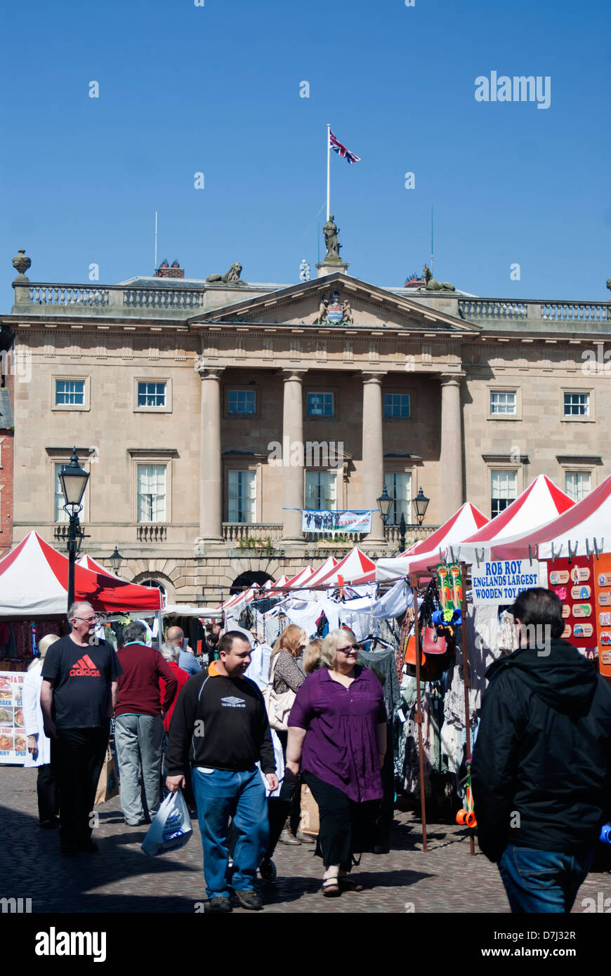 Newark On Trent Nottinghamshire Market Square High Resolution Stock ...