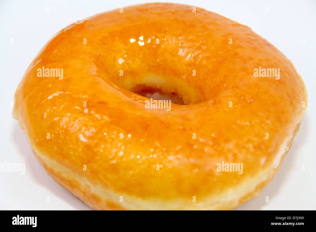 Iced ring doughnut Stock Photo - Alamy