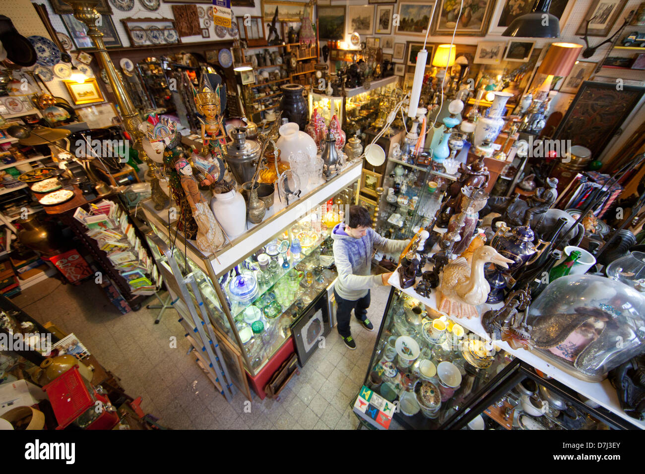 second hand shop in Holland Stock Photo - Alamy