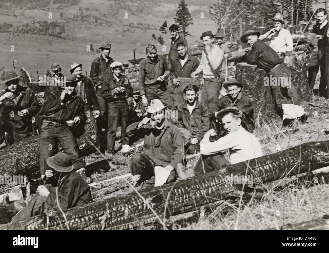 Civilian conservation corps men hi-res stock photography and images - Alamy