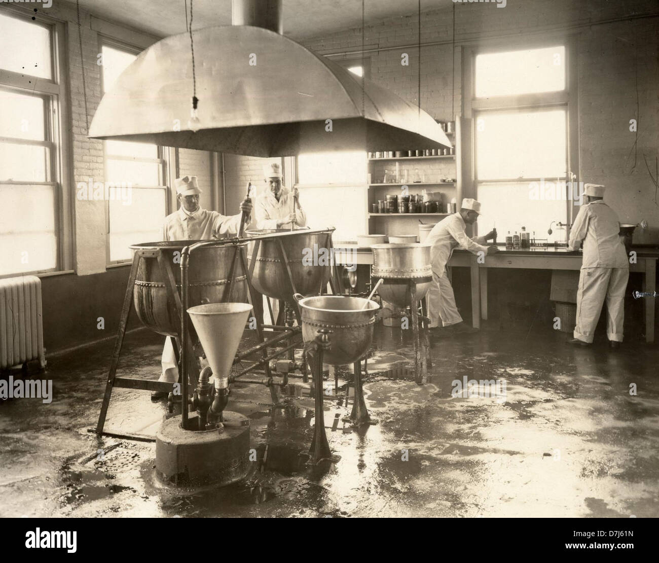 Food technology students are engaged in a practical learning ...