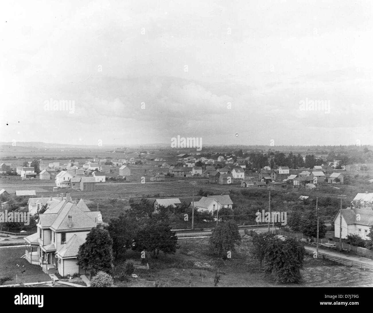 A photograph of the northern view from a campus, offering a panoramic ...