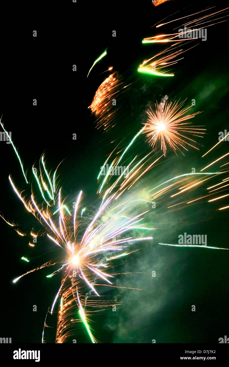 Generic New Years eve Firework display Stock Photo - Alamy