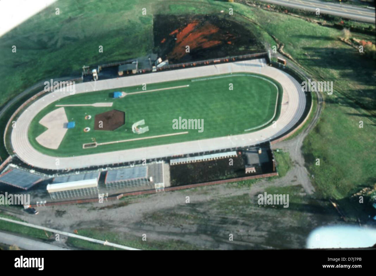 This image captures Wayne Valley Field, known for its expansive green ...