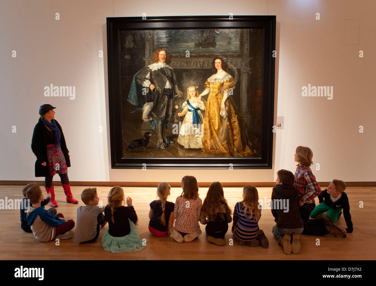 Dutch children at the museum in dordrecht Stock Photo - Alamy