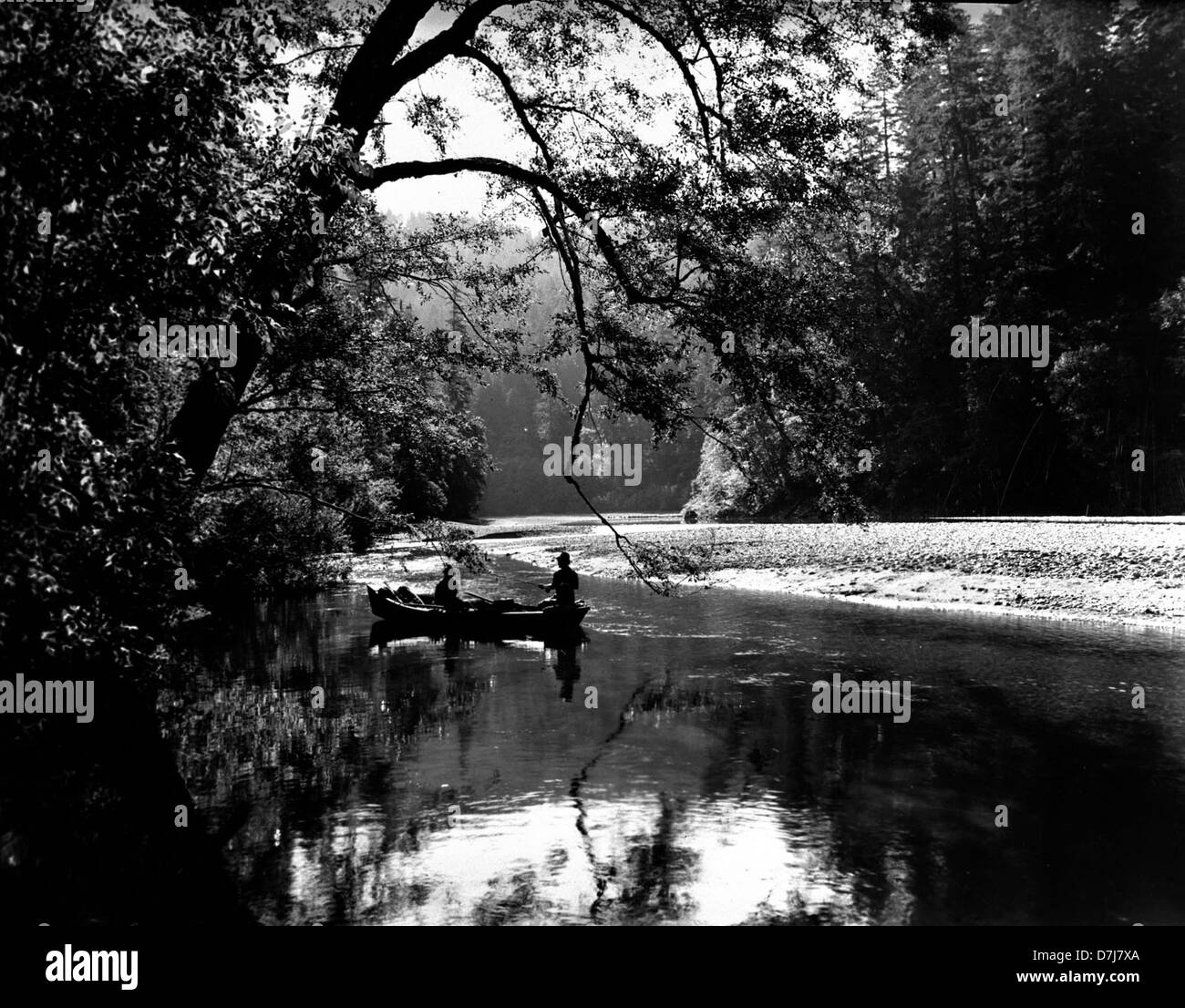 Fishing on the Chetco River Stock Photo - Alamy