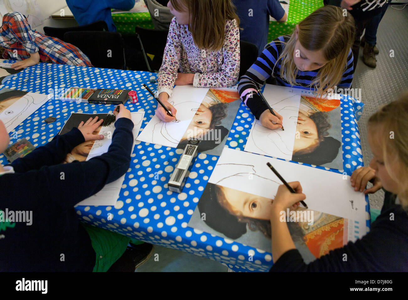 Dutch children at the museum in dordrecht Stock Photo - Alamy