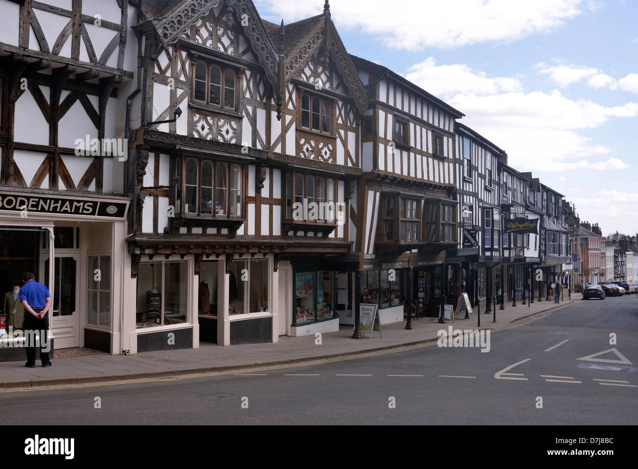 old buildings in Ludlow, Shropshire, England Stock Photo - Alamy