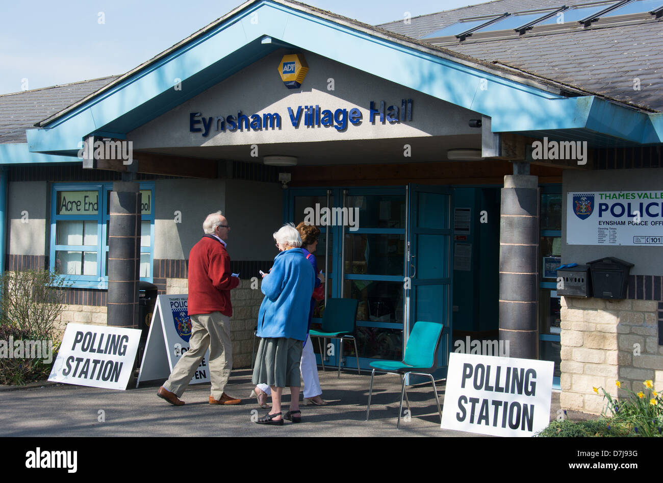 Which is being used as a rural polling station hi-res stock photography ...