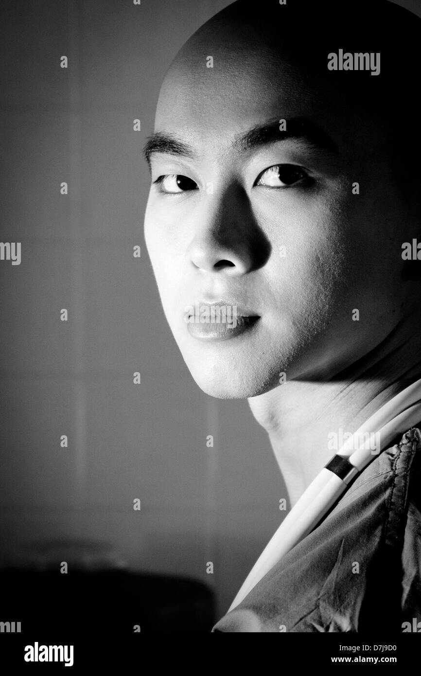 Dramatic Portrait of a Nurse Stock Photo - Alamy