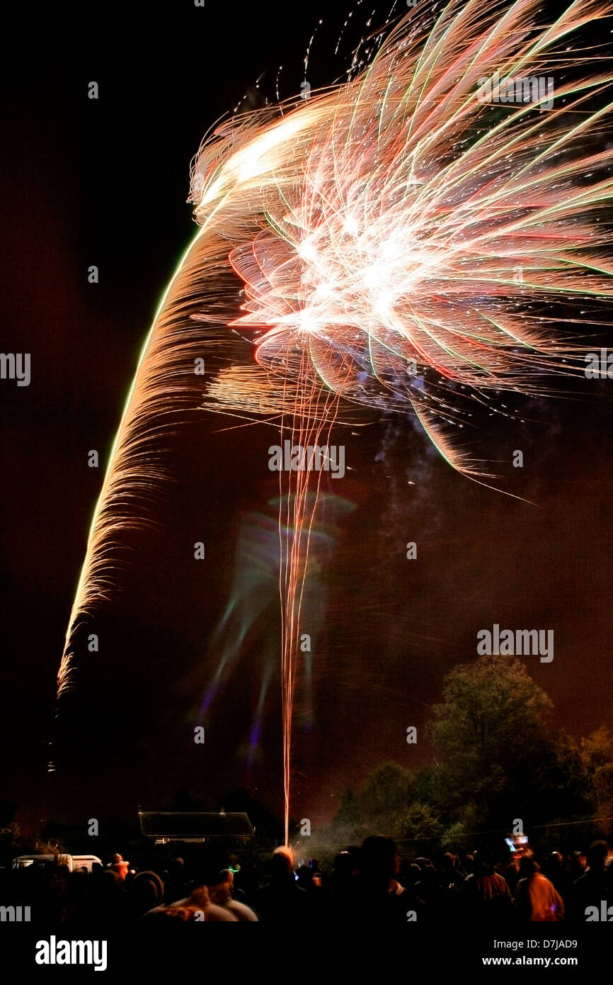 Generic New Years eve Firework display Stock Photo - Alamy