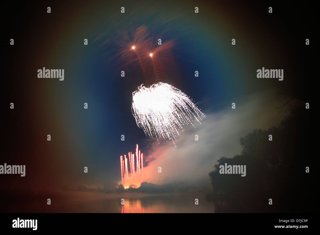 Generic New Years eve Firework display Stock Photo - Alamy