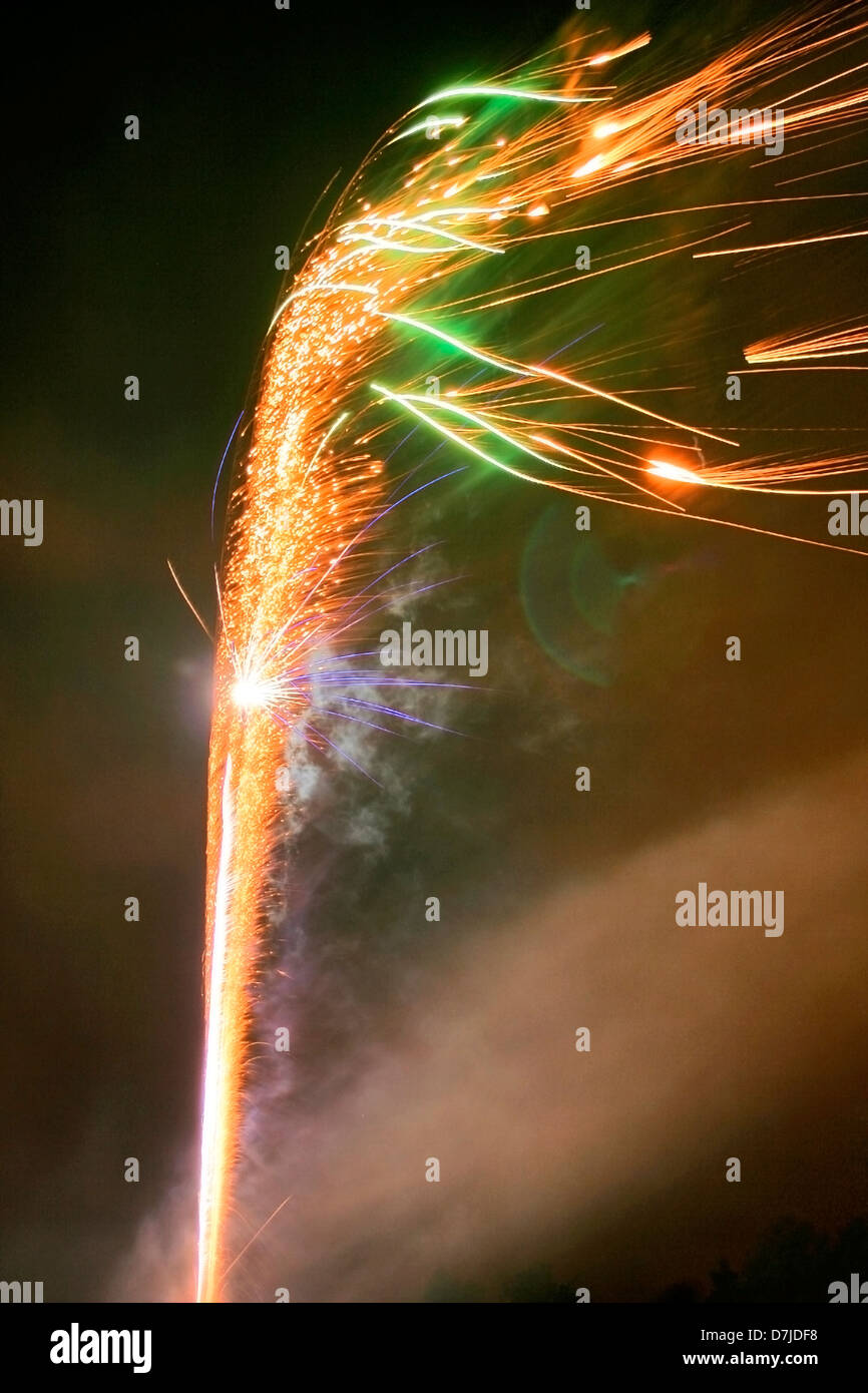 Generic New Years eve Firework display Stock Photo - Alamy