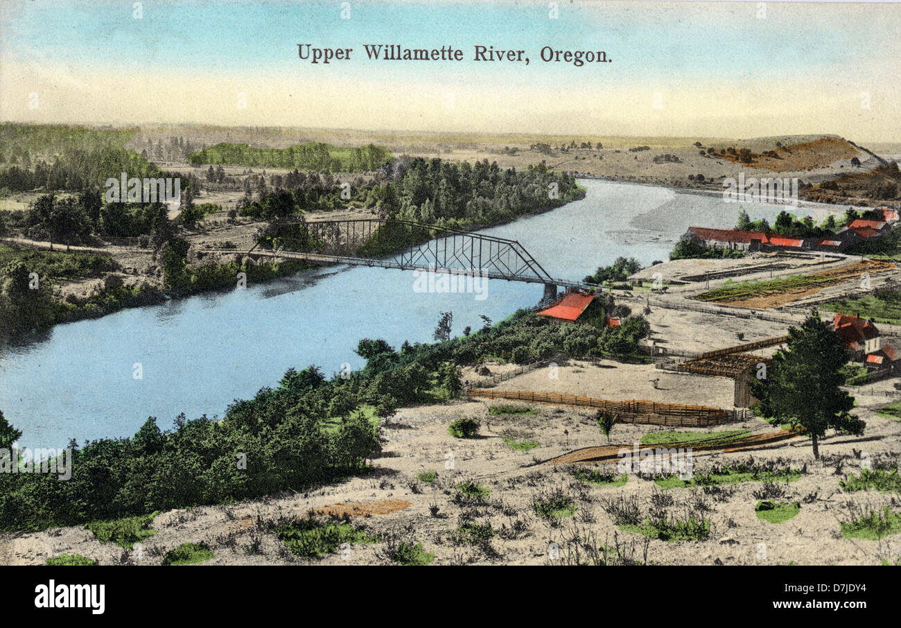 The Upper Willamette River, located in Oregon, USA, is a vital waterway known for its scenic ...