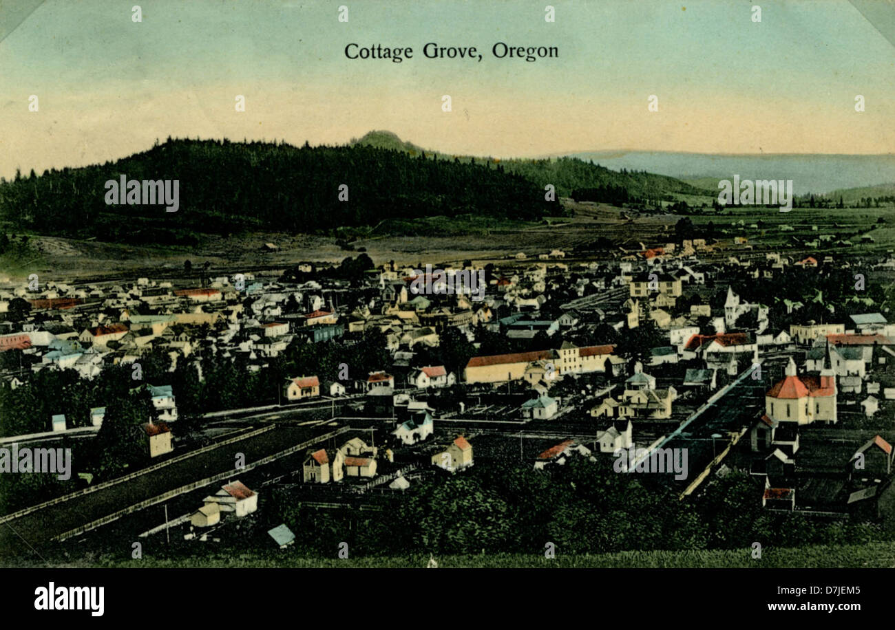 A peaceful scene of Cottage Grove, Oregon, showcasing its rural charm ...