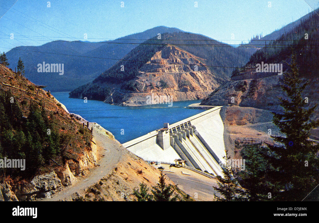 The Detroit Dam, located on the Santiam Highway in Oregon, is a key ...