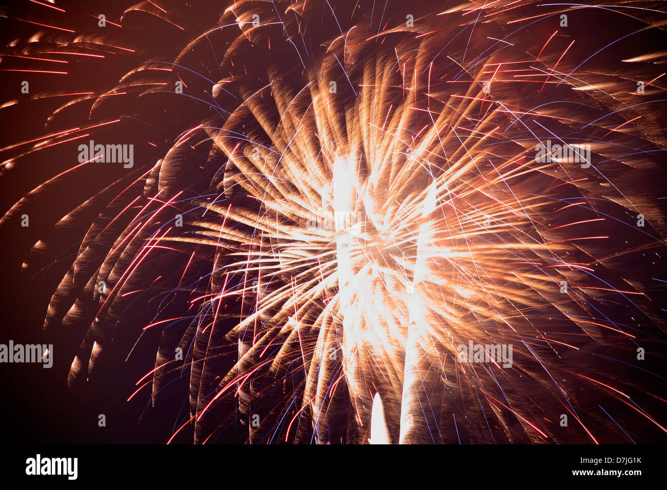 Generic New Years eve Firework display Stock Photo - Alamy