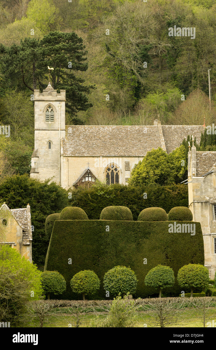 Owlpen Manor, Uley, Gloucestershire, England Stock Photo - Alamy