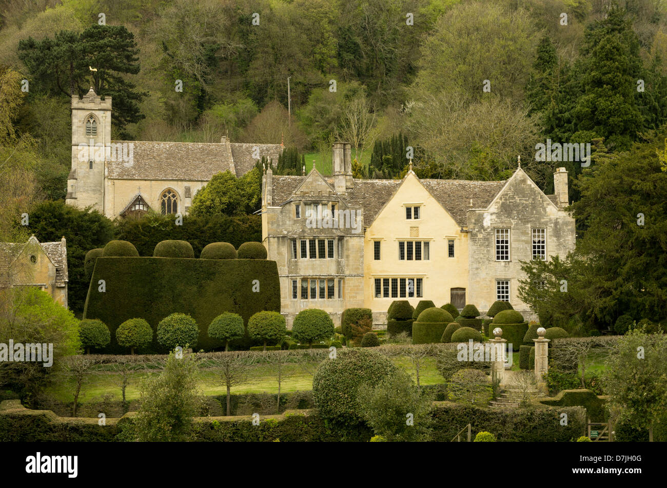 Owlpen Manor, Uley, Gloucestershire, England Stock Photo - Alamy