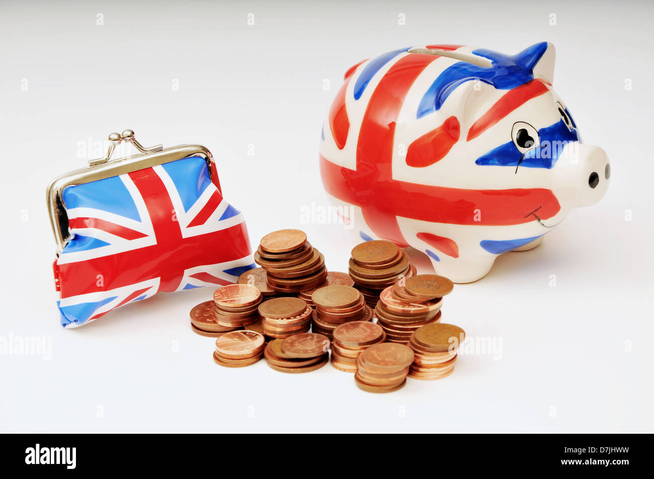 British copper coins hi-res stock photography and images - Alamy