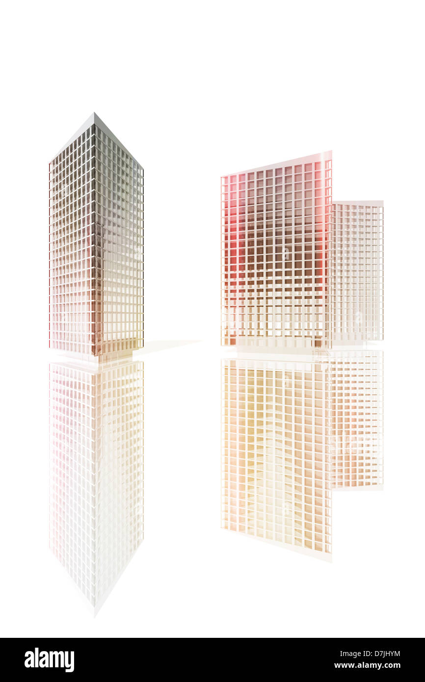 Vertical buildings Cut Out Stock Images & Pictures - Alamy