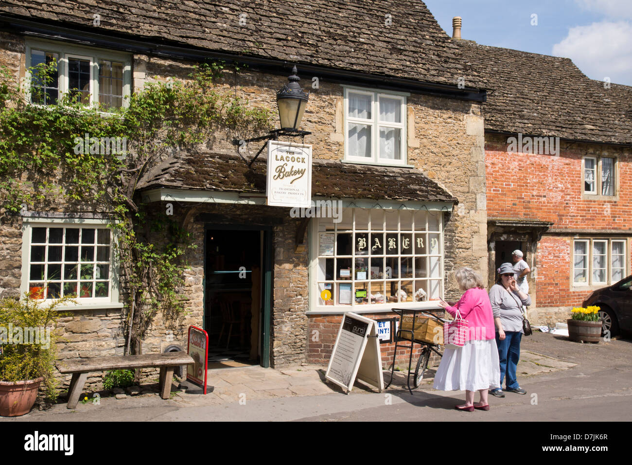 Lacock village in Wiltshire England UK Stock Photo - Alamy