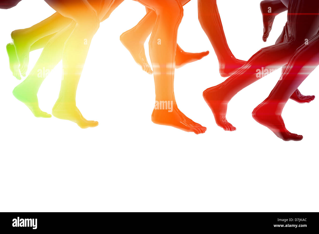 Close-up of running feet Stock Photo - Alamy