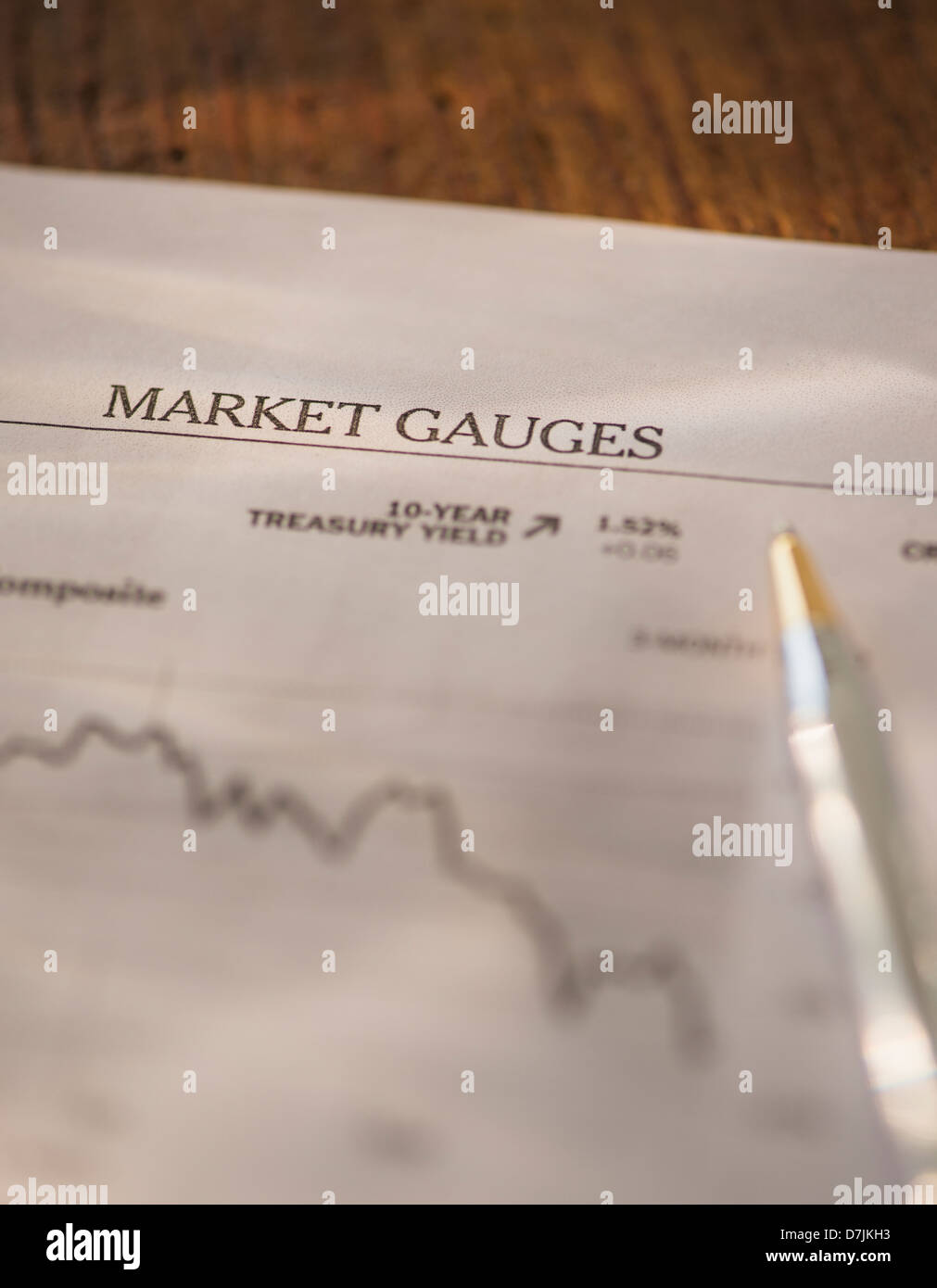 Studio Shot of pen and documents Stock Photo - Alamy