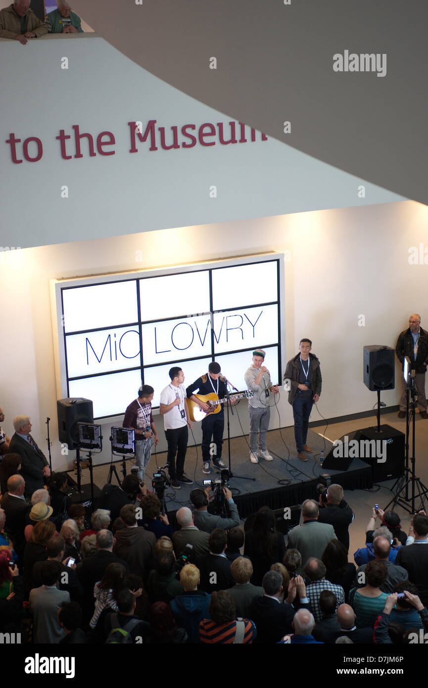 Liverpool, UK. 8th May 2013. Liverpool band MiC Lowry perform to the ...