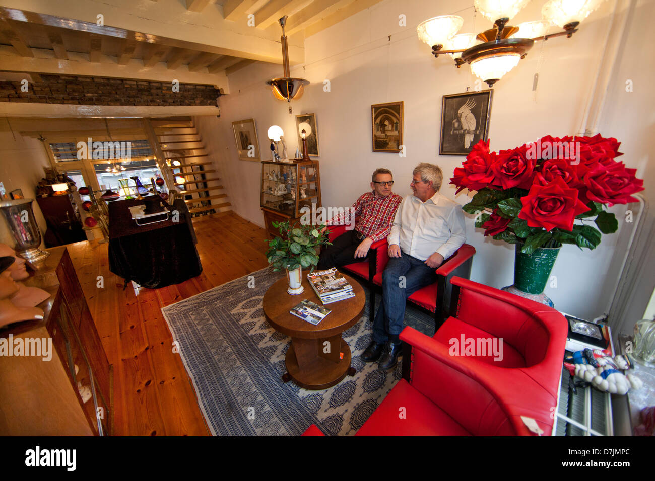 living in a shop. All items are for sale. when sold, the owner buys new ...