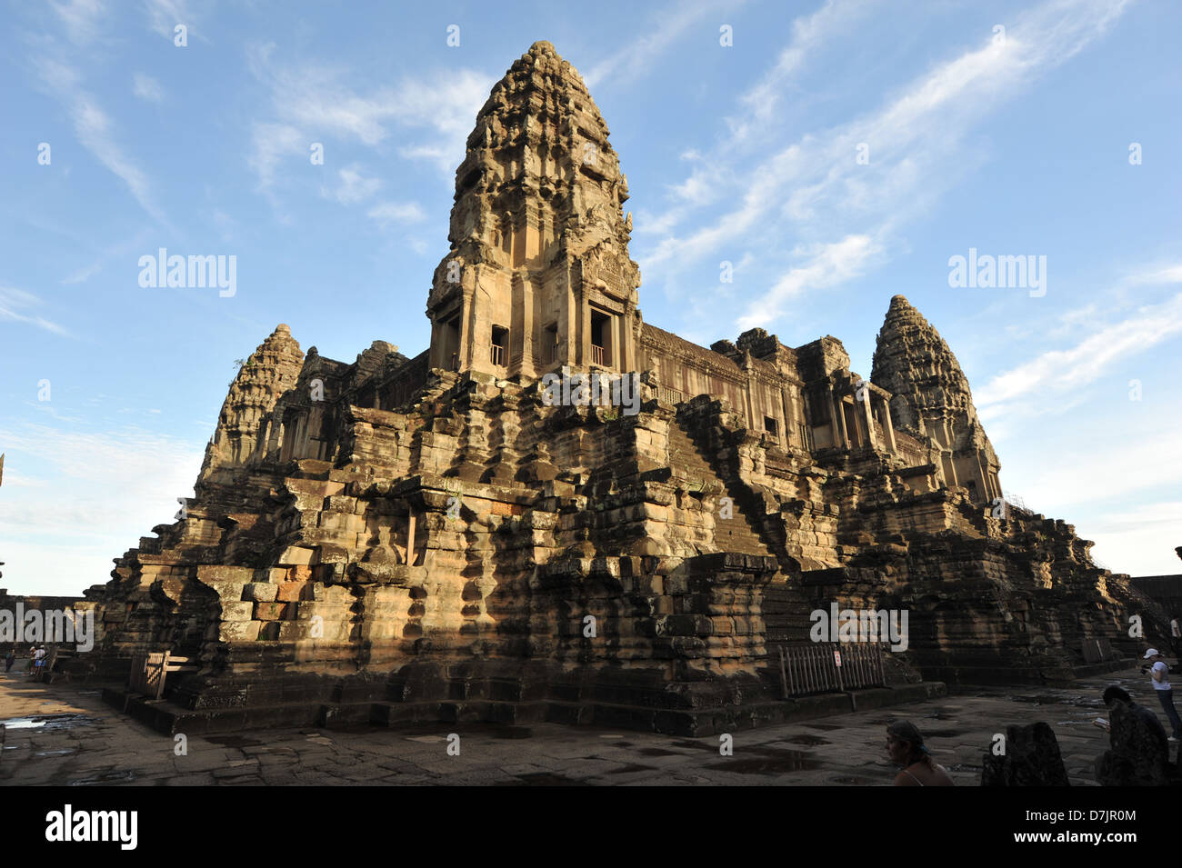 Angkor Wat is the largest Hindu at first, then Buddhist temple Stock ...