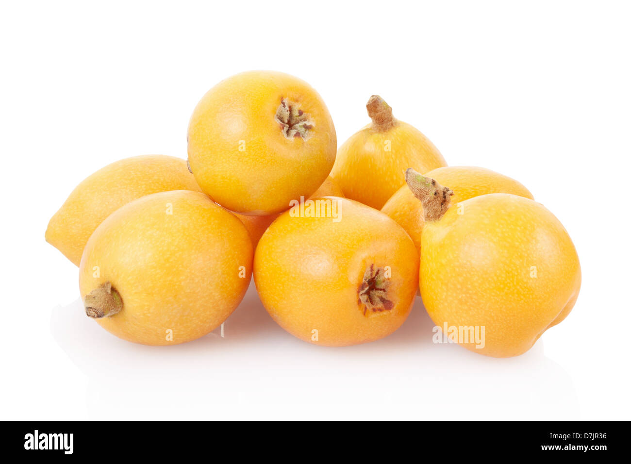 Loquat fruits group Stock Photo - Alamy