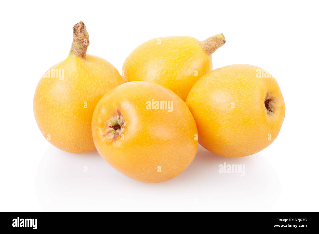 Loquat fruits group Stock Photo - Alamy