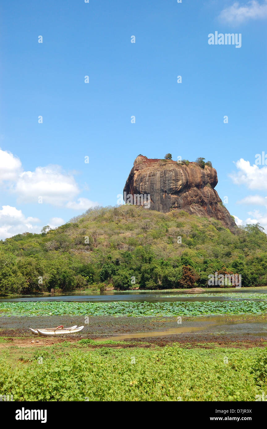 The Sigiriya (Lion's rock) is an ancient rock fortress and palace ruins ...