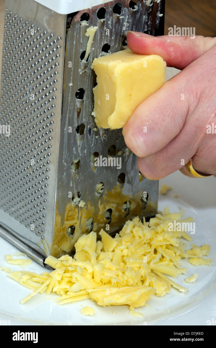 Dairy protein grated cheddar cheese hi-res stock photography and images ...