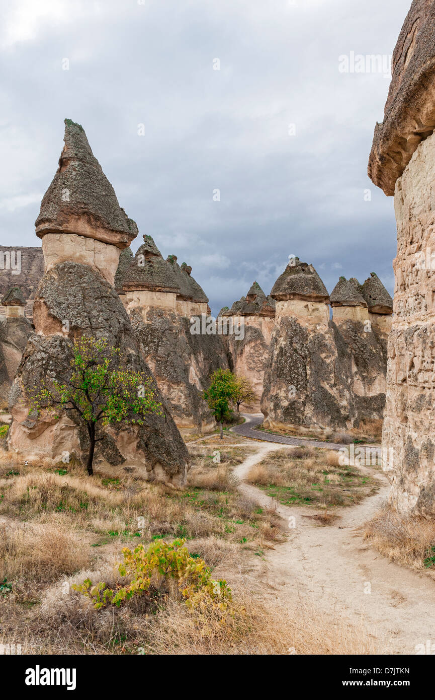 Rock formation, Fairy Chimneys, Cappadocia, Turkey Stock Photo - Alamy