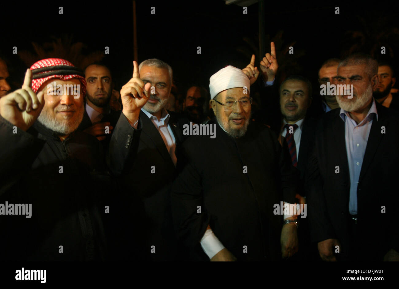Rafah, Gaza Strip, Palestinian Territory. 8th May 2013. Cleric and ...