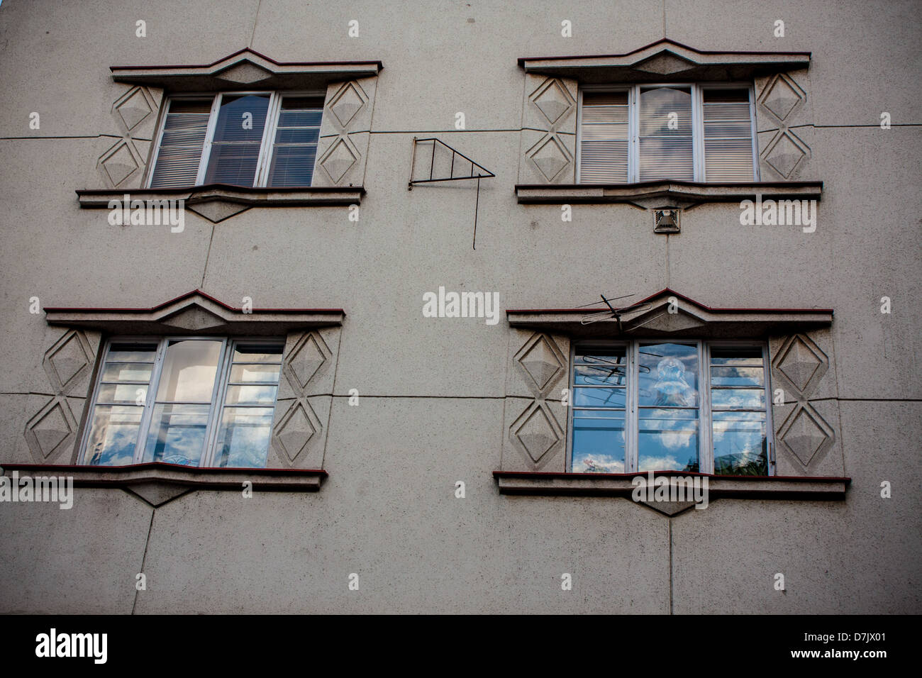 Traditional old houses of Prague, Czech Republic, Europe Stock Photo ...