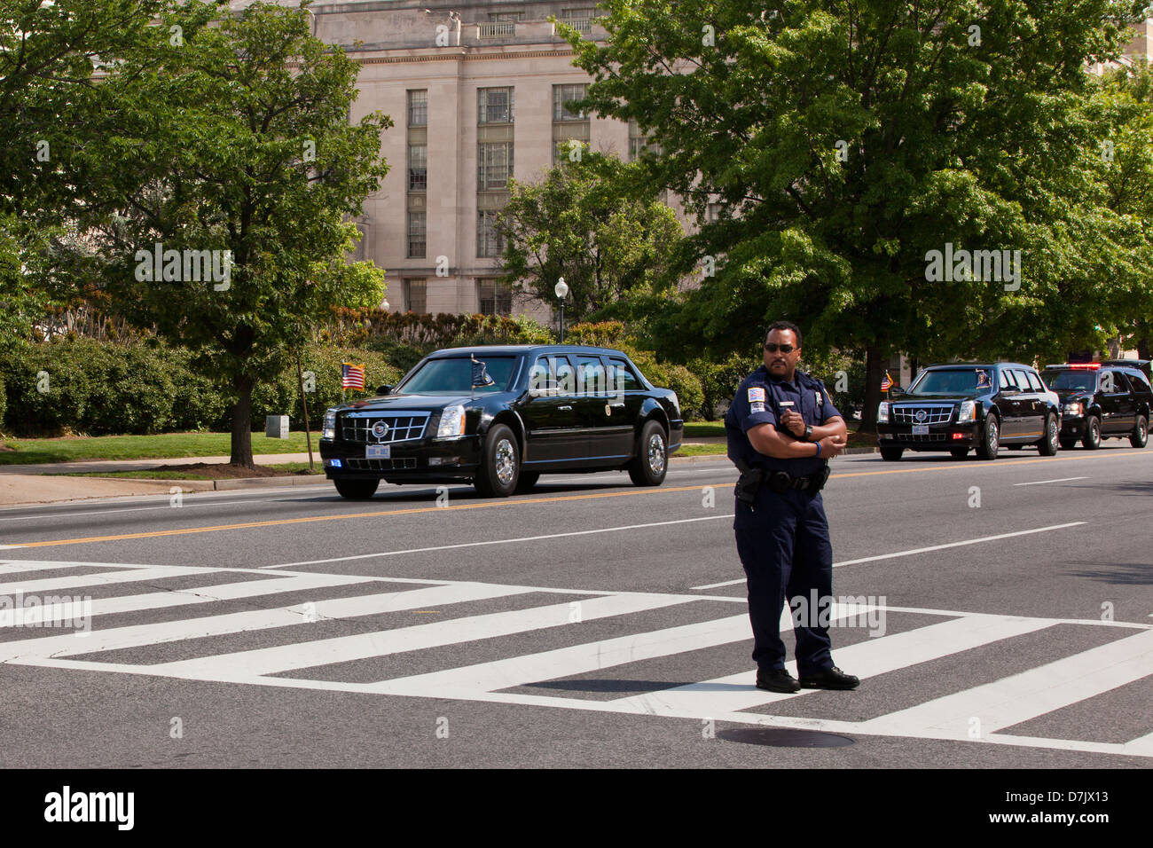 US Presidential state car - Washington, DC USA Stock Photo - Alamy