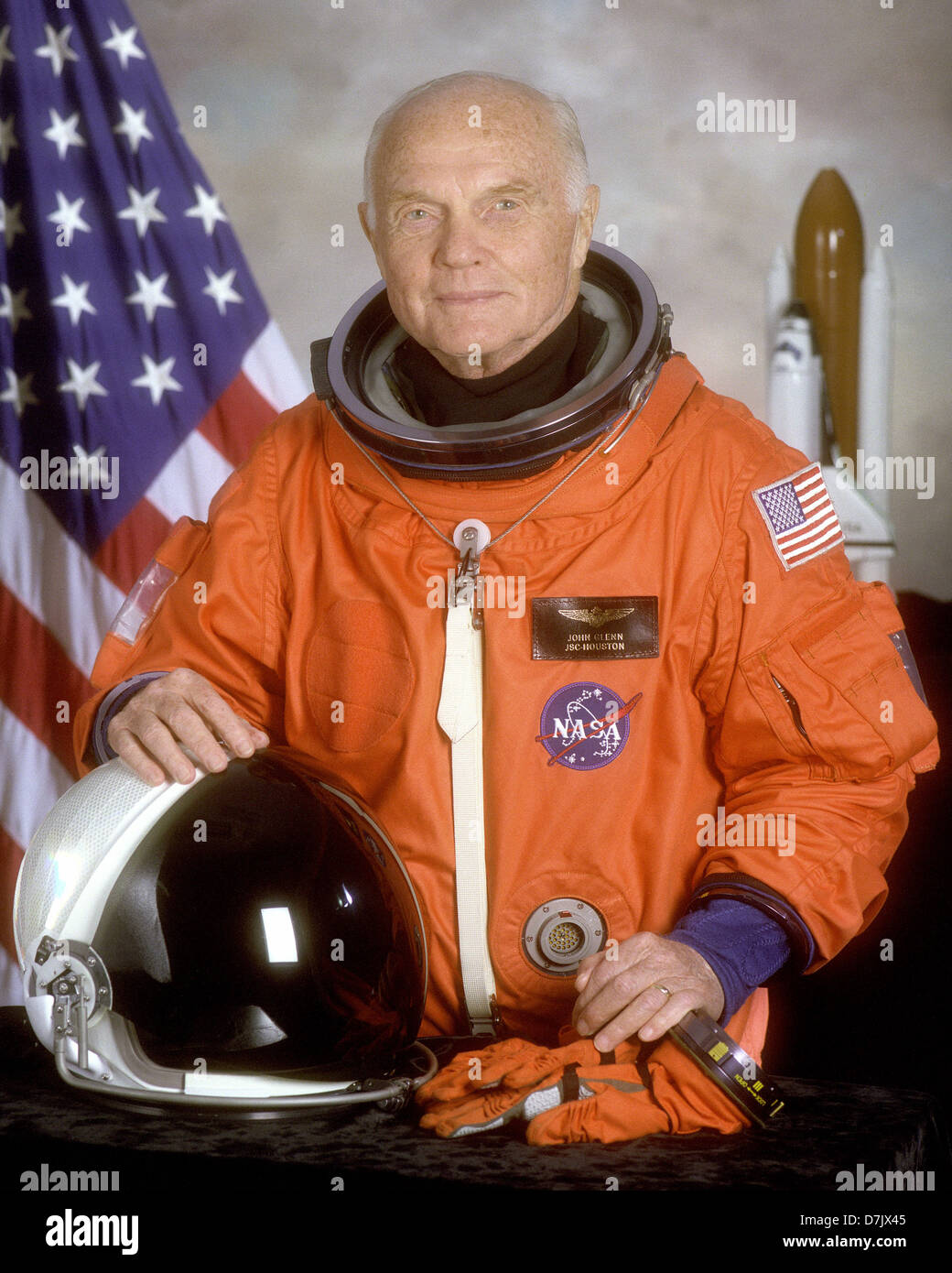 Astronaut and U.S. Senator John Glenn Stock Photo - Alamy