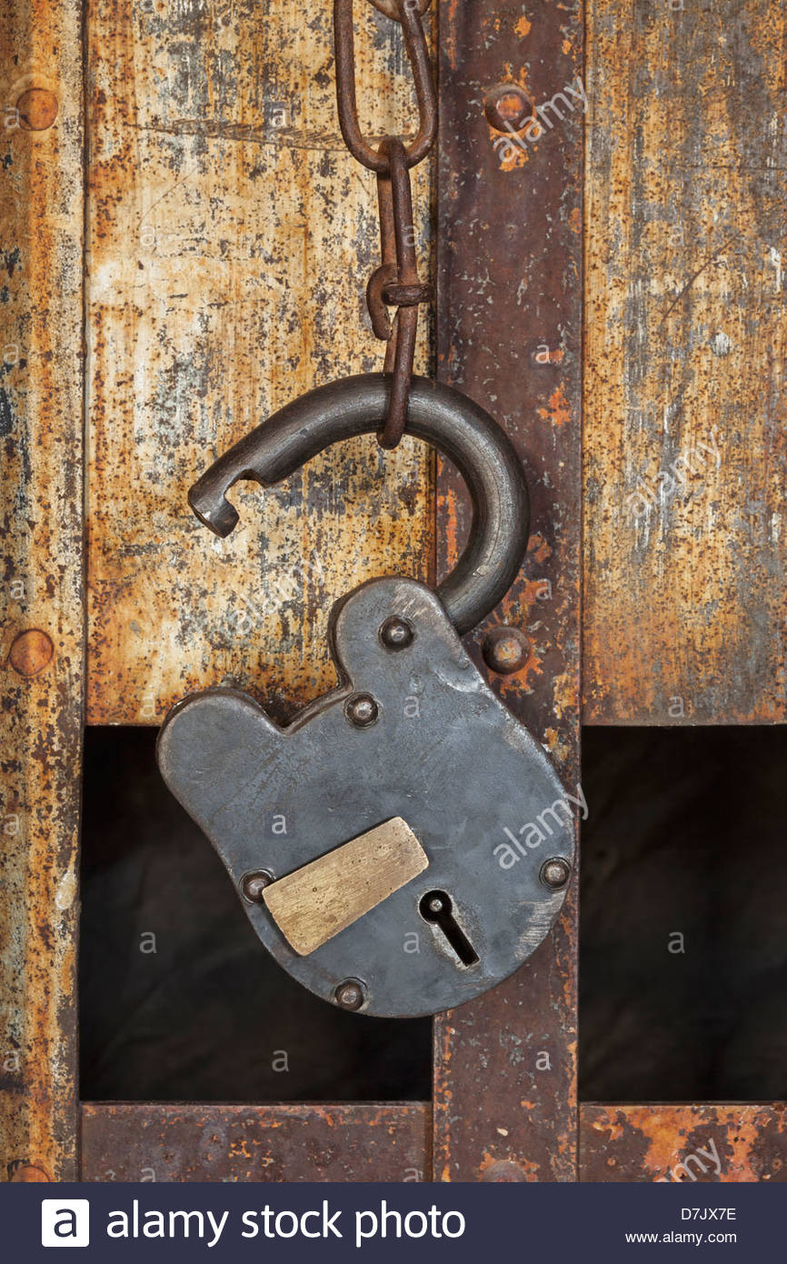 Old Wild West Jail Door Stock Photos & Old Wild West Jail Door Stock ...