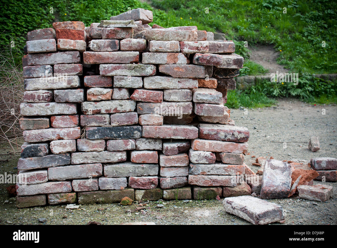 pile of bricks Stock Photo - Alamy