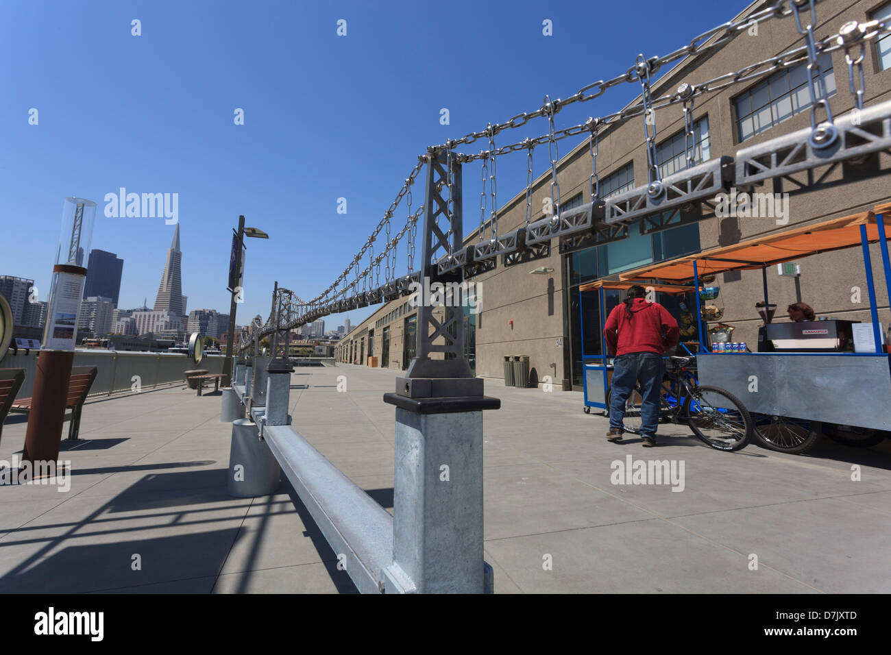 (New 2013 location)Exploratorium and Pier 15 Area Bay Bridge model ...