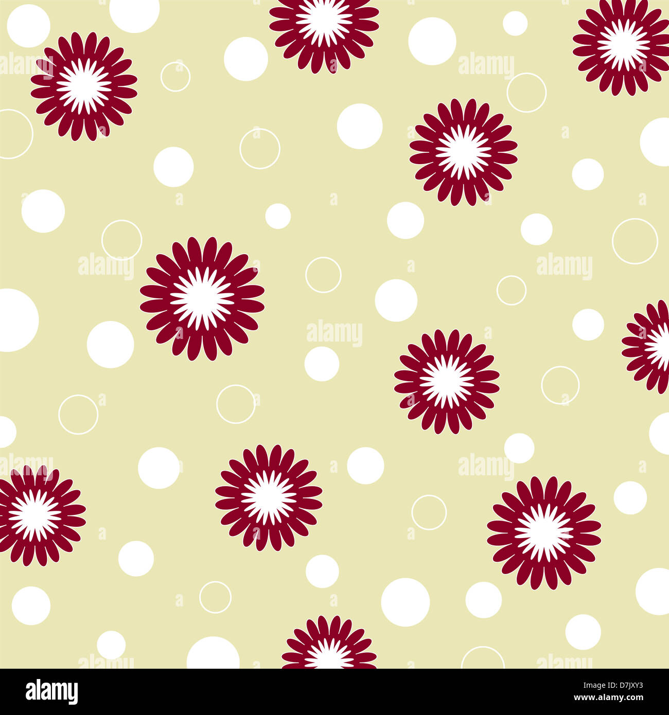 Maroon white seamless floral pattern hi-res stock photography and ...