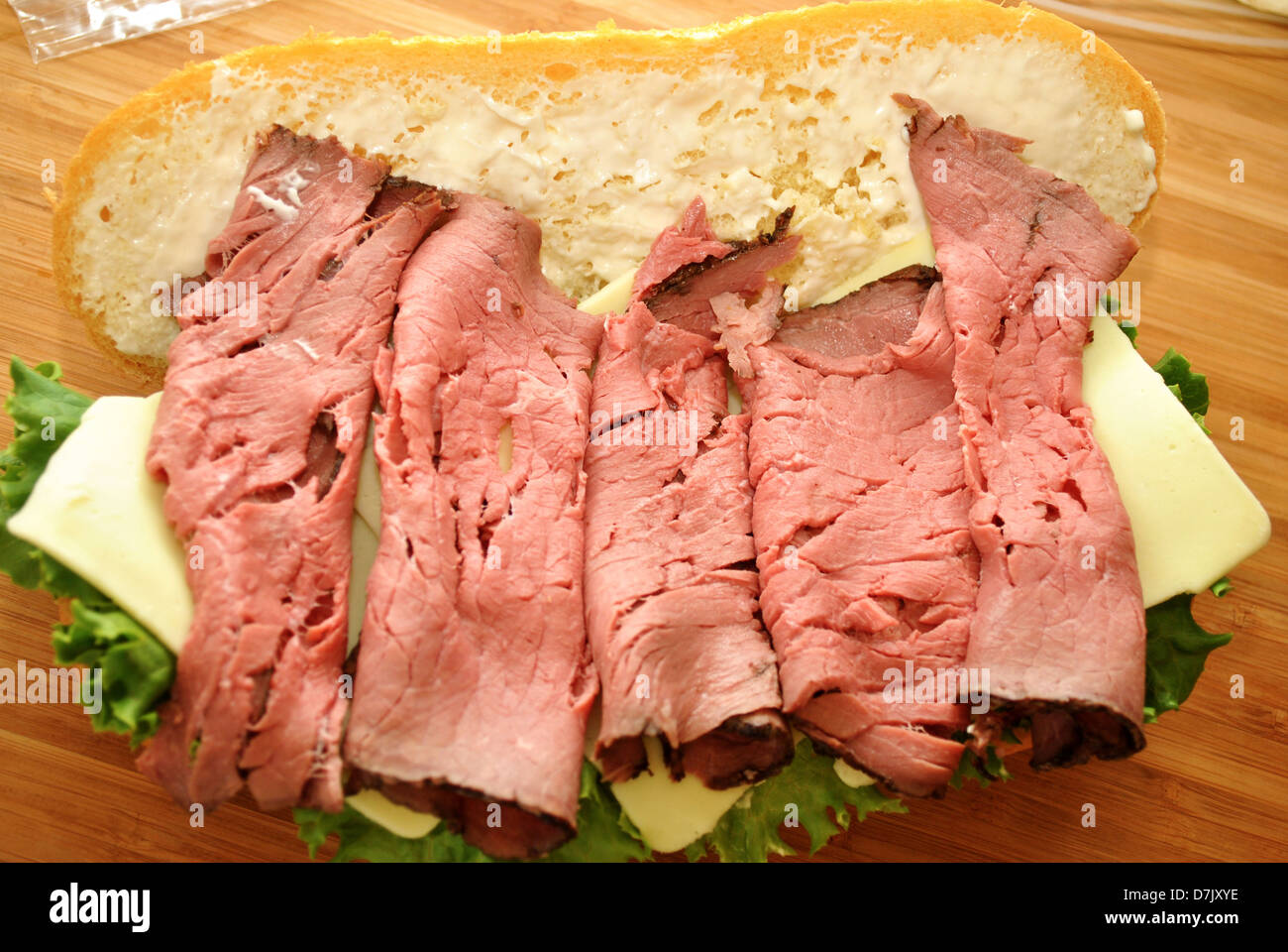 Raw roast beef meat hi-res stock photography and images - Alamy